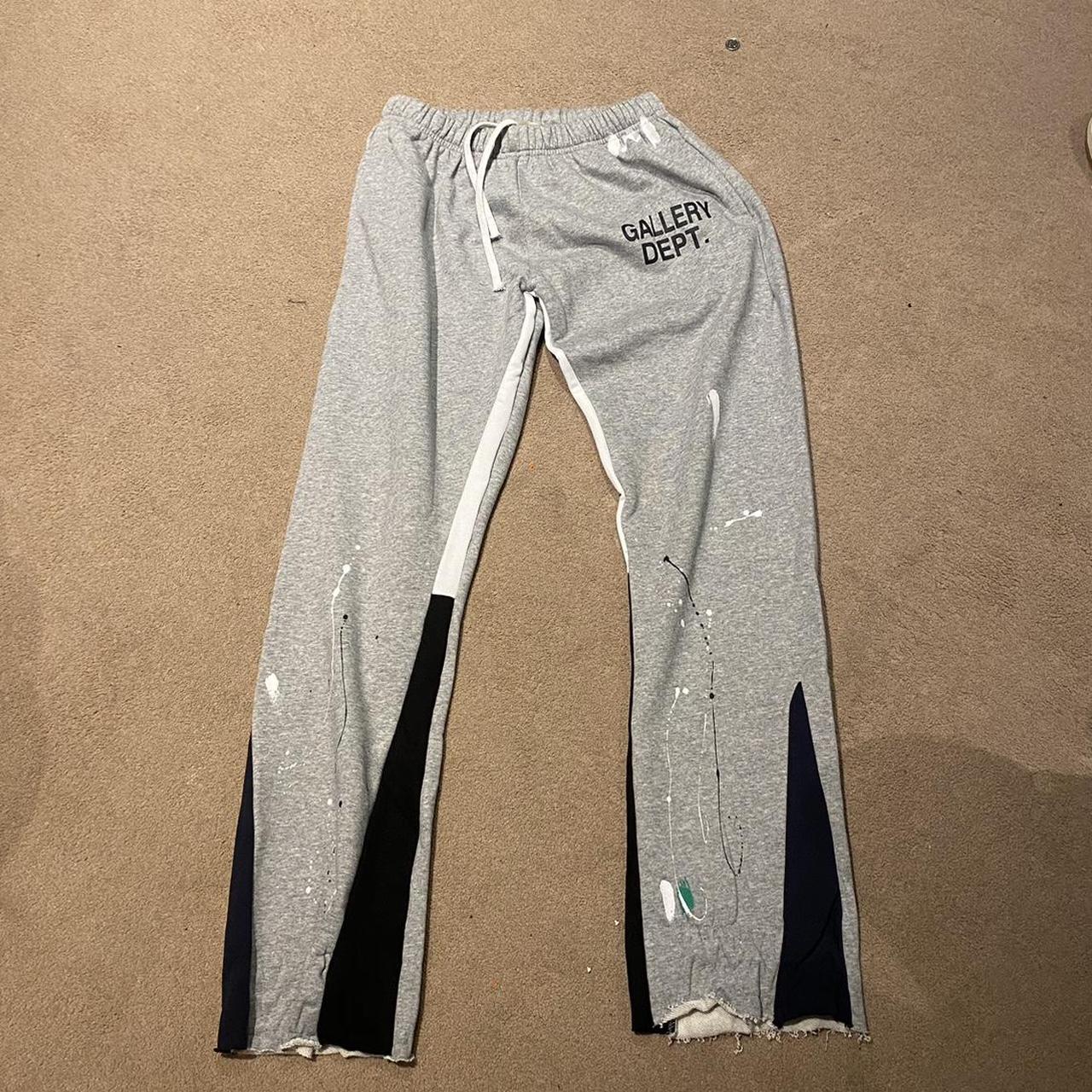With Tags Gallery Dept. Painted Flare Sweat Pants... - Depop