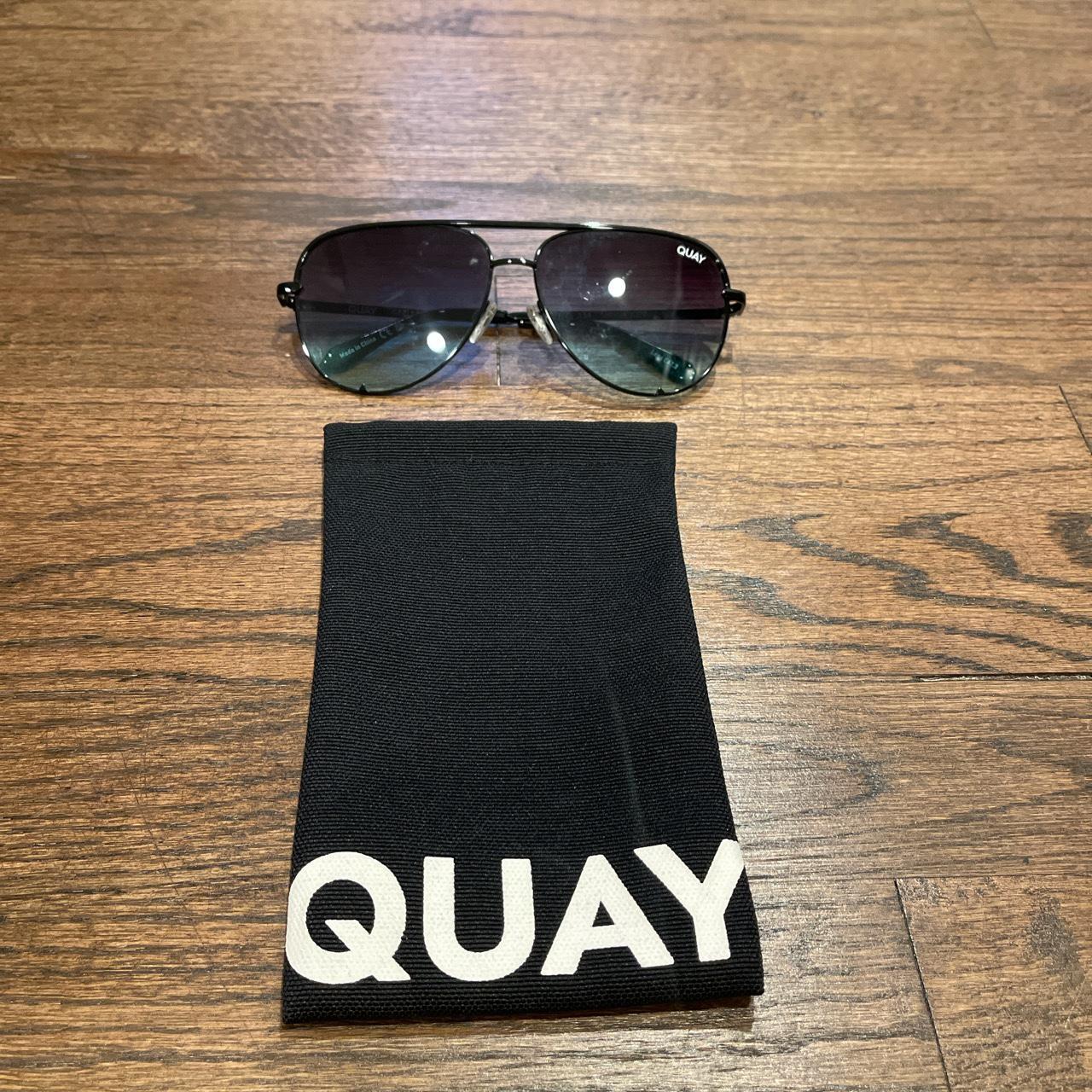 Quay High Key Aviator Sunglasses - Depop