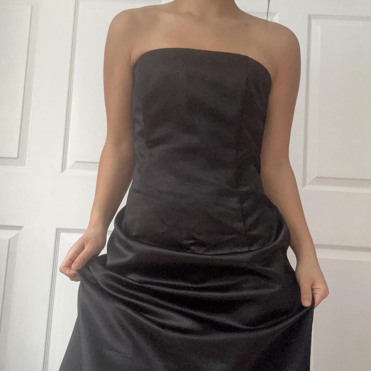 Gorgeous Jessica McClintock Classic Black Prom Dress... - Depop