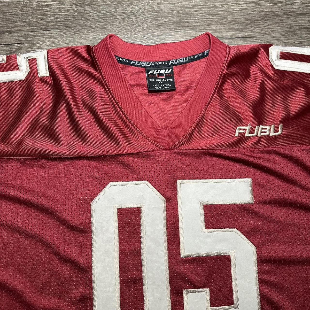FUBU FOOTBALL JERSEY -Vintage -Measurements 27in... - Depop
