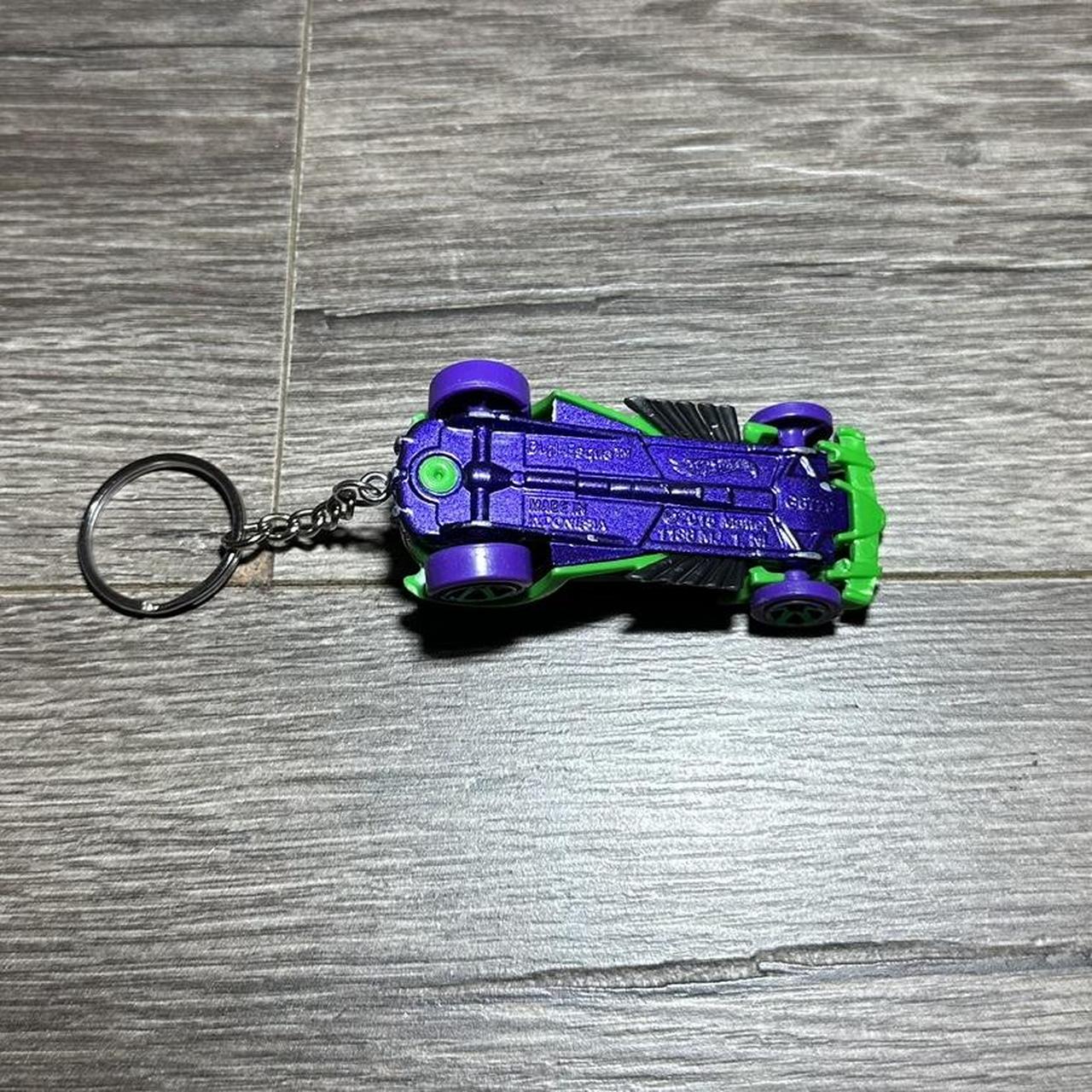 The Riddler Hot Wheels Keychain -Custom... - Depop