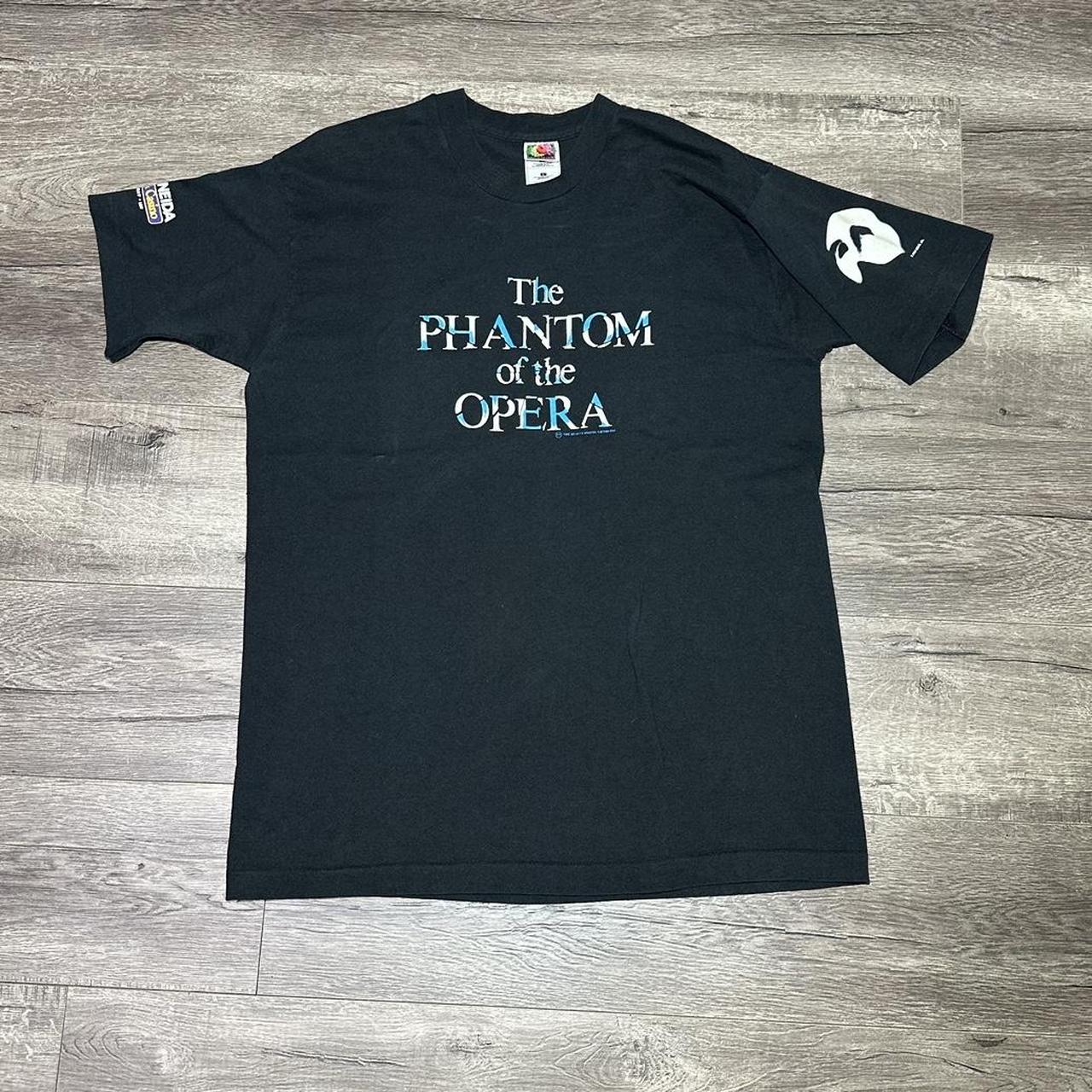 THE PHANTOM OF THE OPERA Vintage Tee -1986 -21in x... - Depop