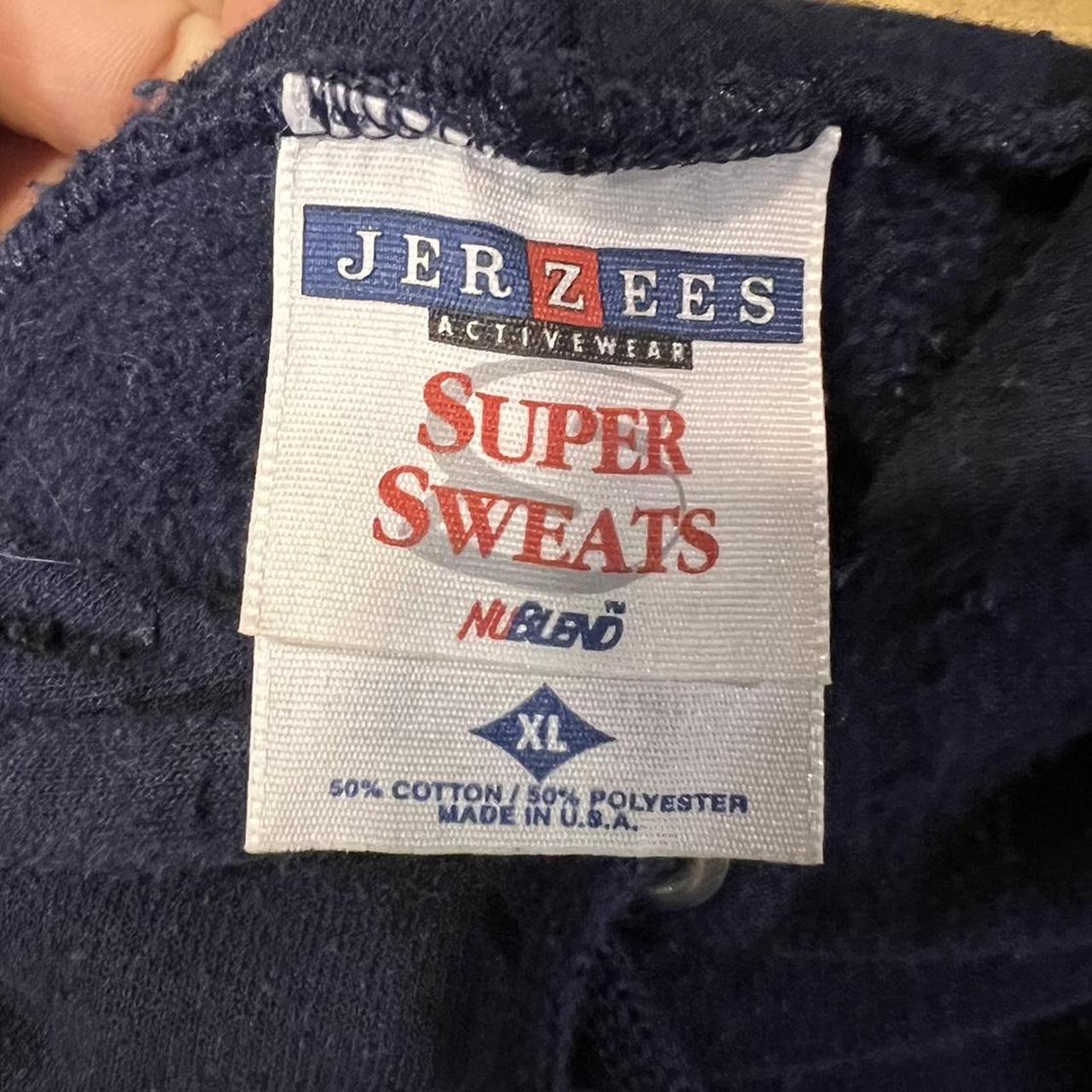 -Vintage 90’s JERZEES Super Sweats Dayton Bombers... - Depop