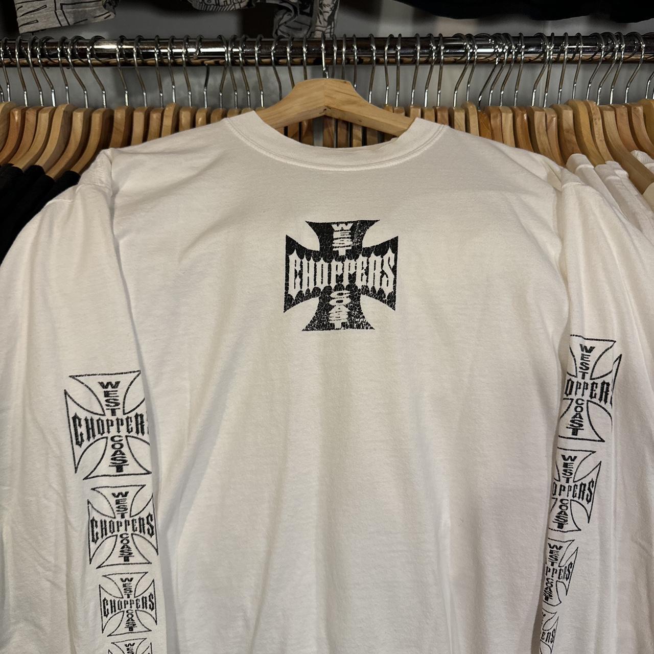 -Vintage West Coast Choppers Longsleeve Shirt... - Depop