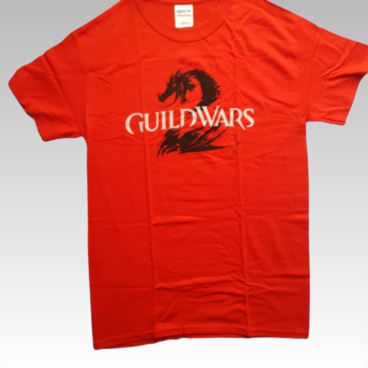 Red Guild wars Gildan heavy cotton t-shirt Dragon... - Depop