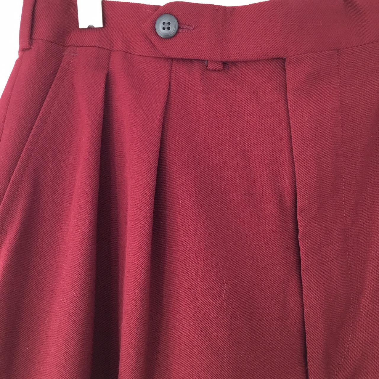 deep red vintage high waisted shorts 🙀 FREE... - Depop