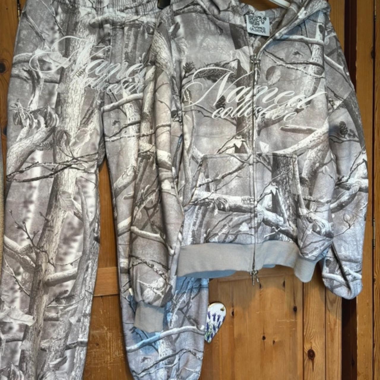 Named Collective White Forbidden Tracksuit Both XS... - Depop