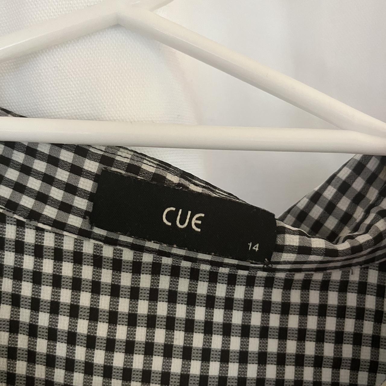 Cue gingham dress size 14 - Depop