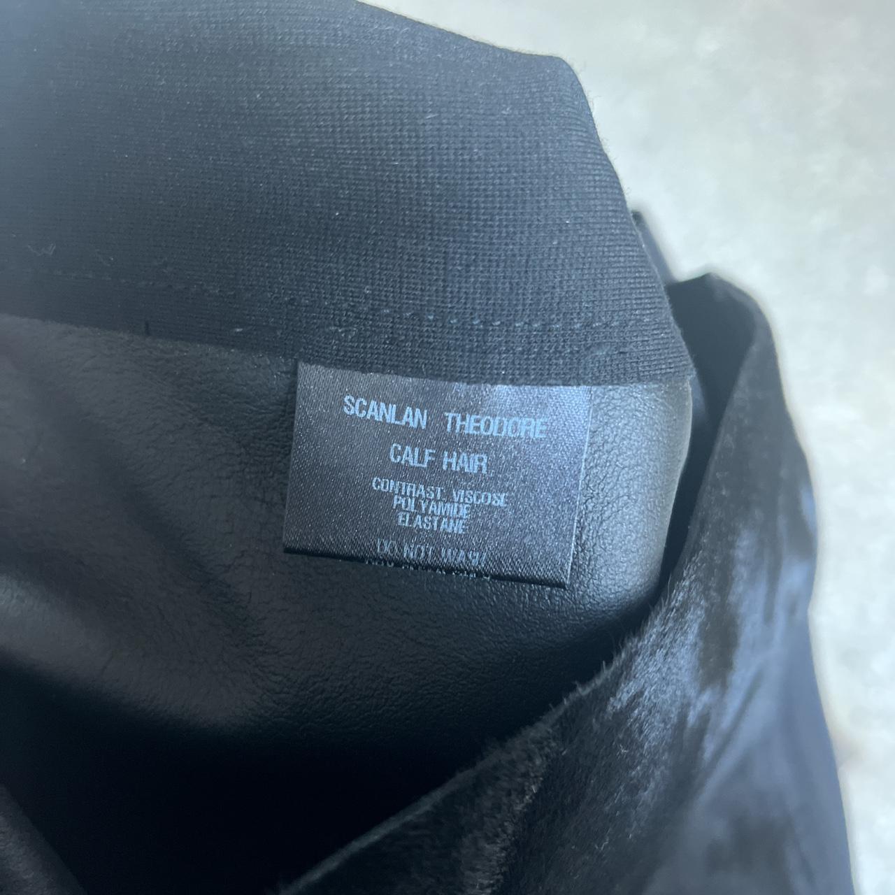 Scanlan Theodore black calf hair leather pencil... - Depop