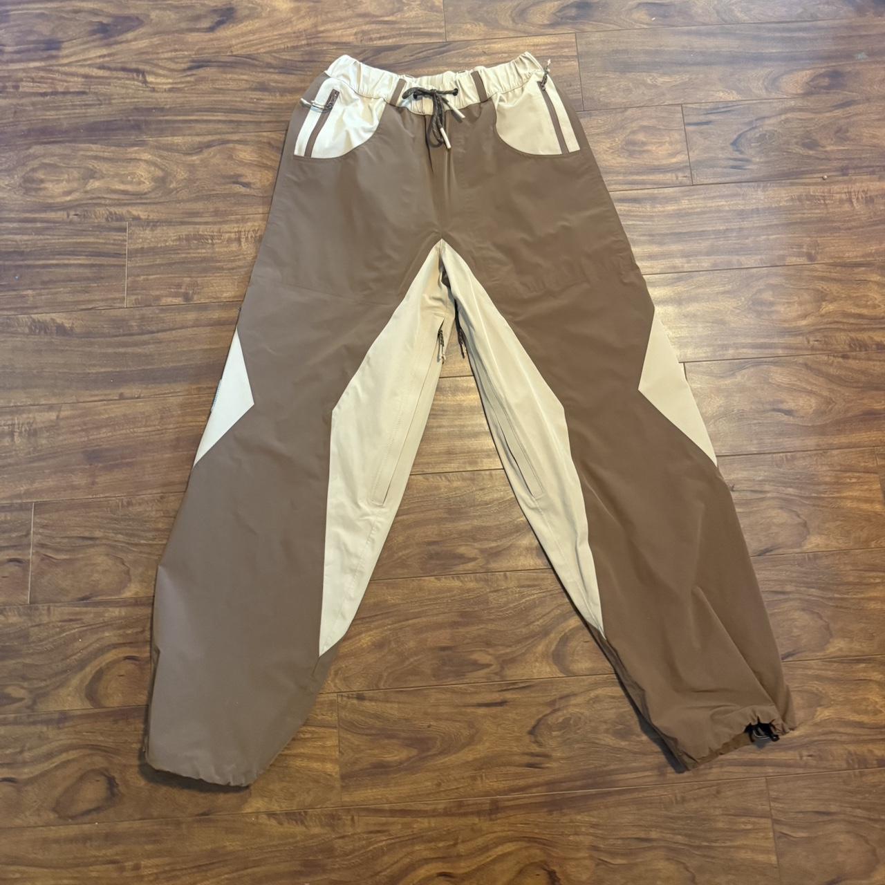 Jabree - Baggy parachute pants with vents and... | Depop