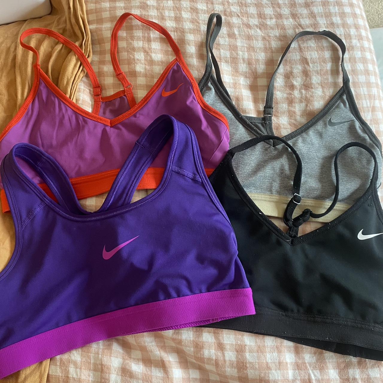 Nike sports bra combo X3 Indy bras and x1 sports... - Depop