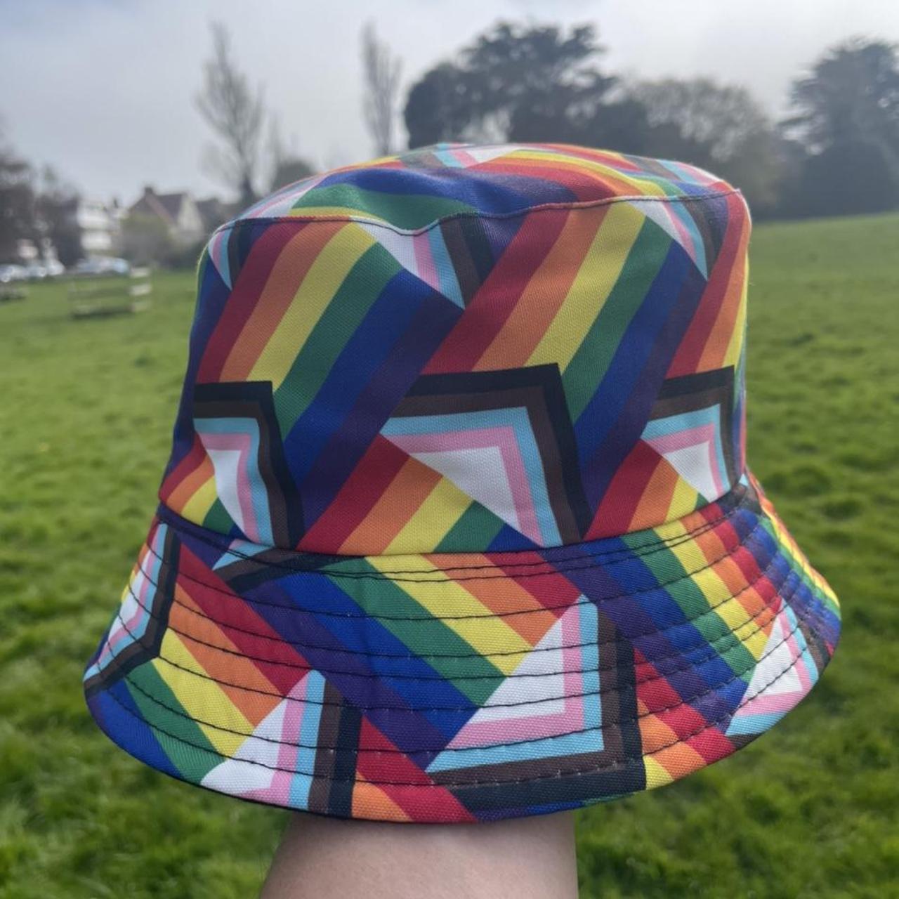 Progressive Pride flag bucket hat Brand new... - Depop