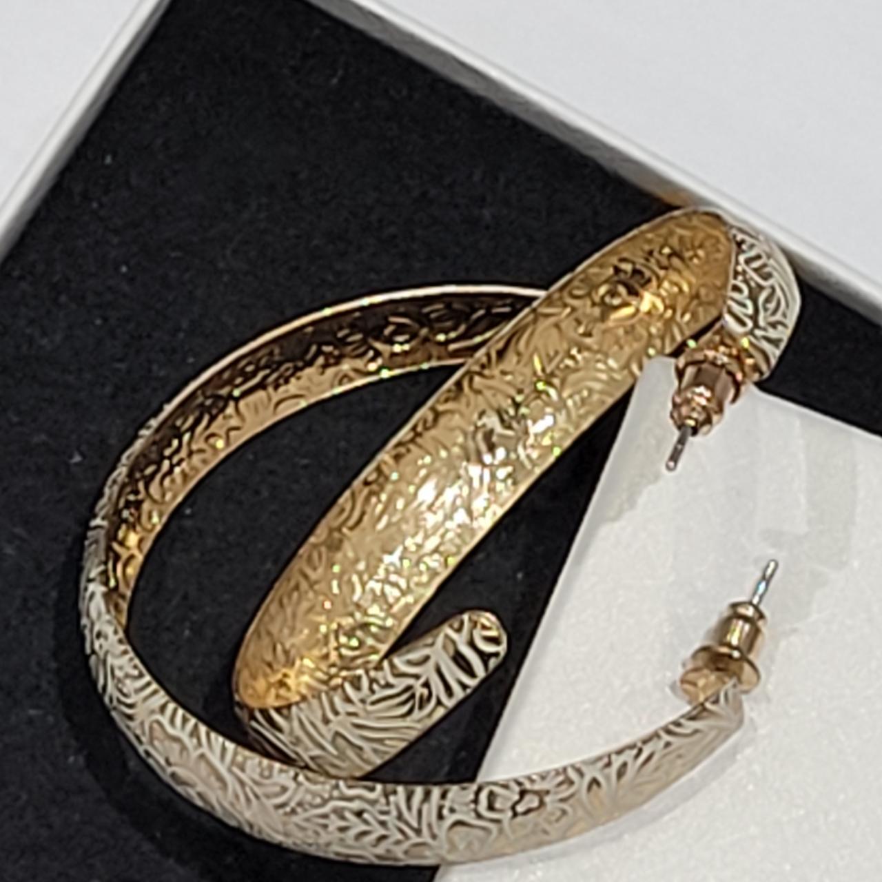 Stunning vintage hoops Bundle discount 20% - Feel... - Depop