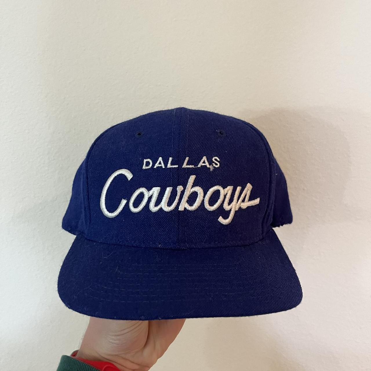 Vintage Dallas Cowboys script hat Sport... - Depop