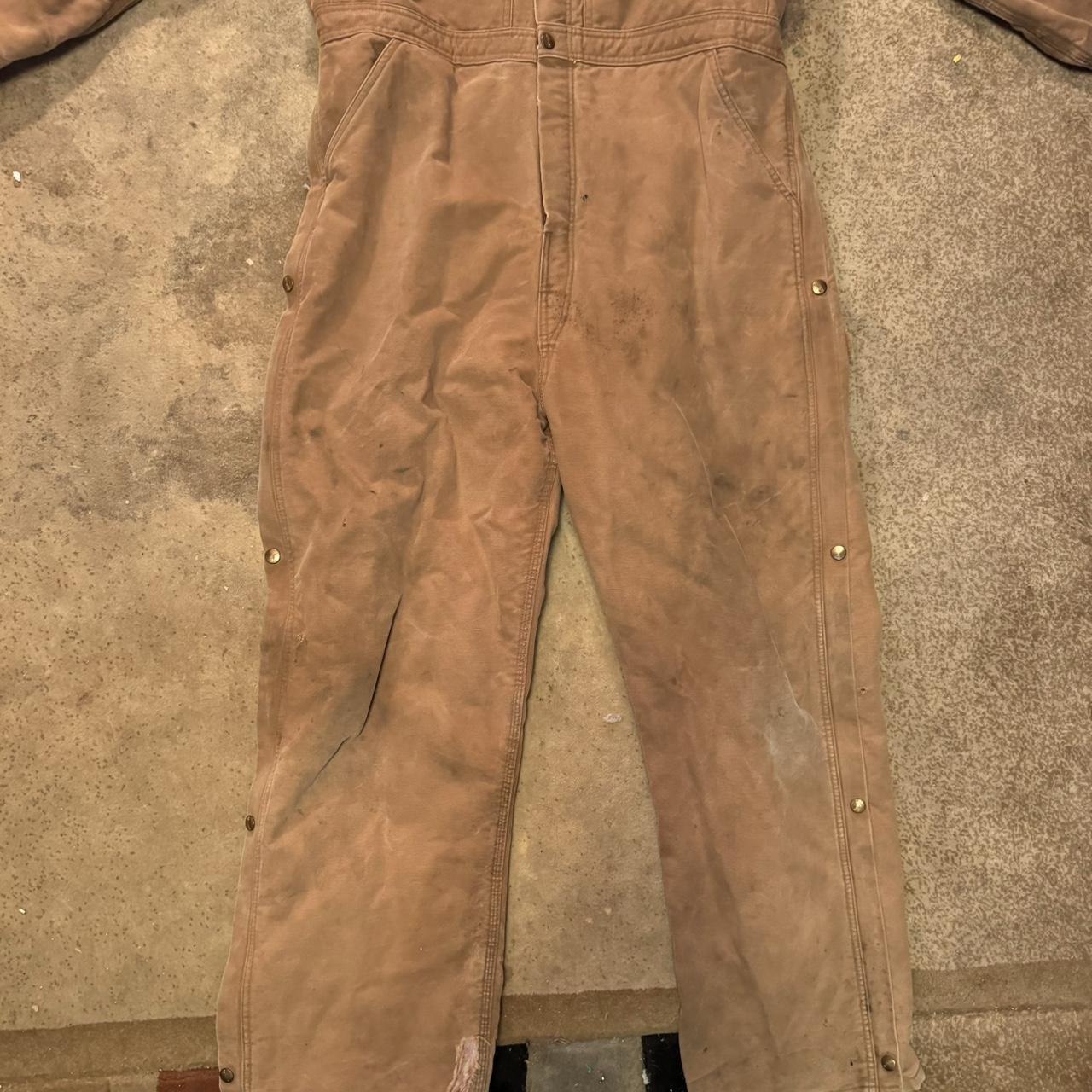 Carhartt Coveralls Color - Tan Size - men’s... - Depop
