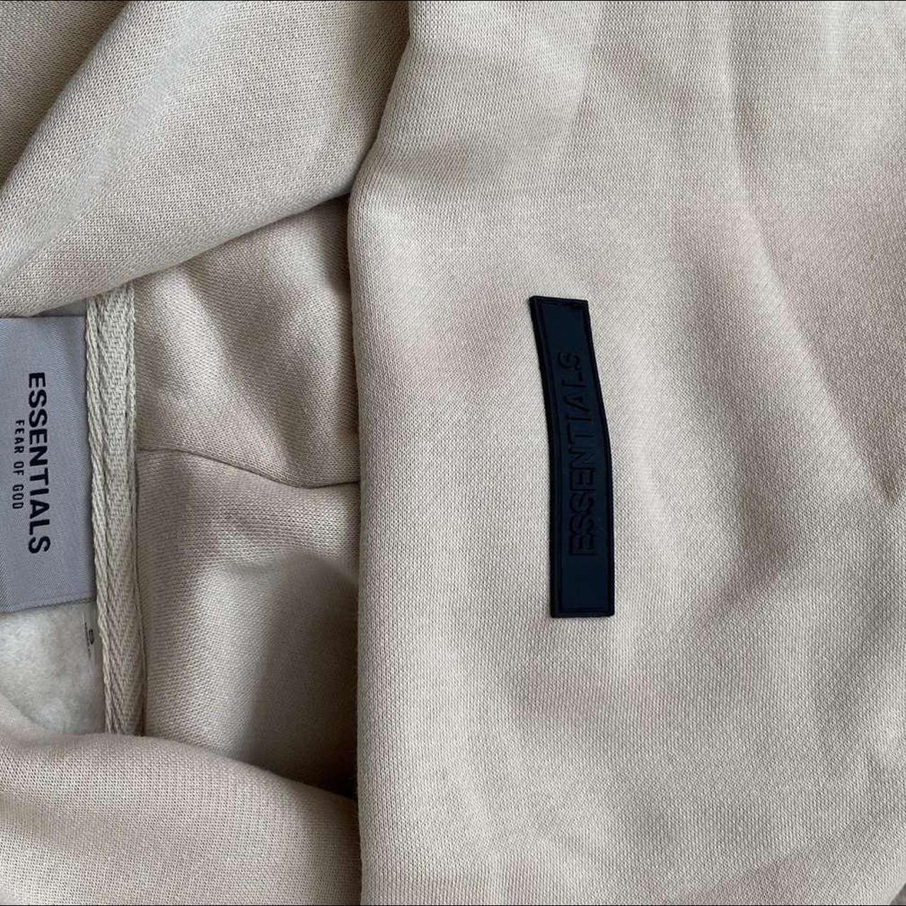 Essentials FOG Hoodie - Beige Size S Brand New... - Depop
