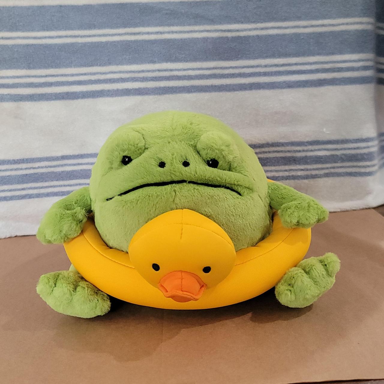 Jellycat Ricky Rain Frog Rubber Ring 🐸🐤 BNWT! The... | Depop