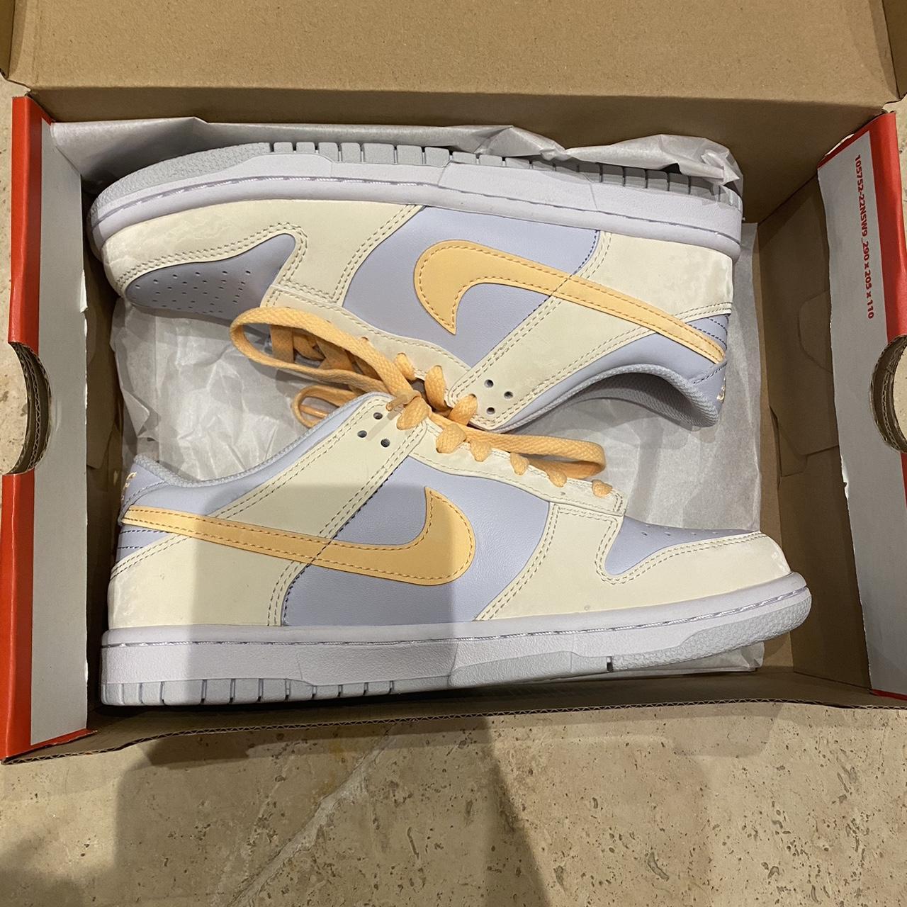 Blue and orange nike dunks - brand new - Depop