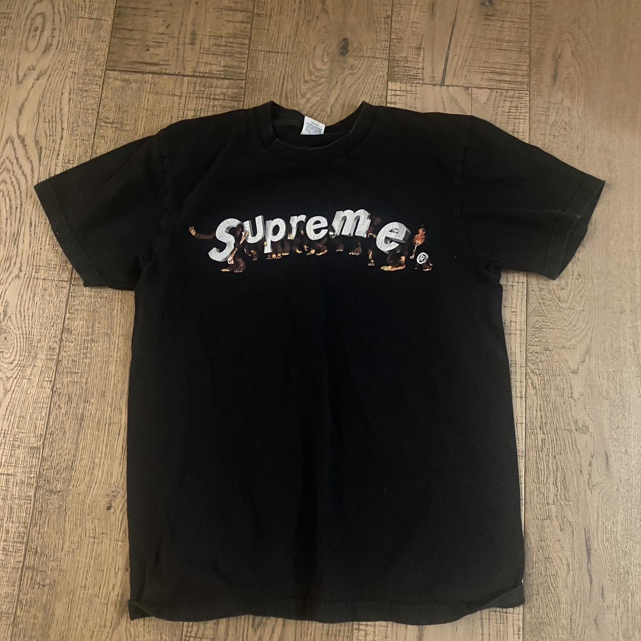Supreme monkeys shirt Size: small Used - Depop