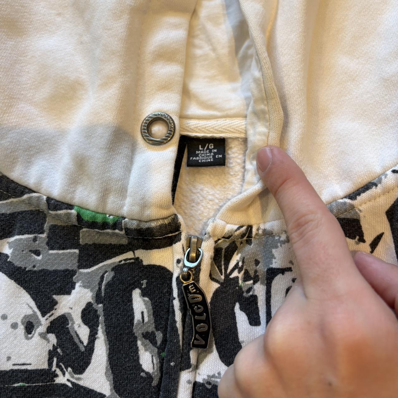 Vintage 2000's Volcom Zip Up Hoodie Tag:... | Depop