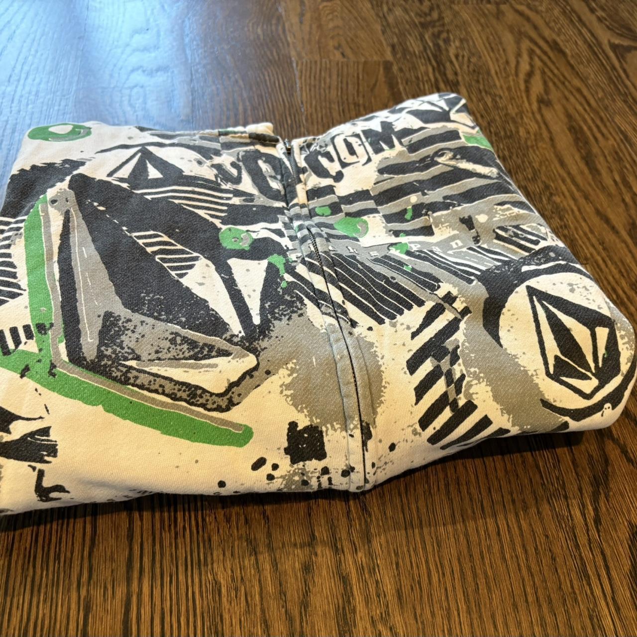 Vintage 2000's Volcom Zip Up Hoodie Tag:... | Depop