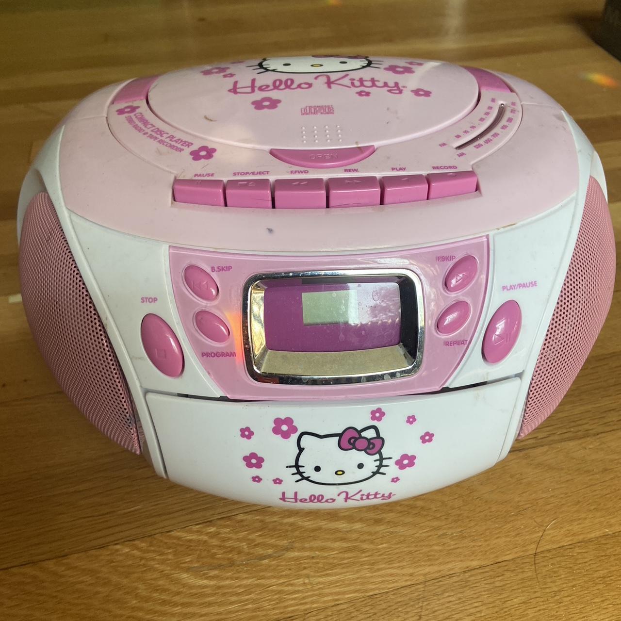 Rare 2000s Hello Kitty CD Player 💕😻 Does not come... - Depop
