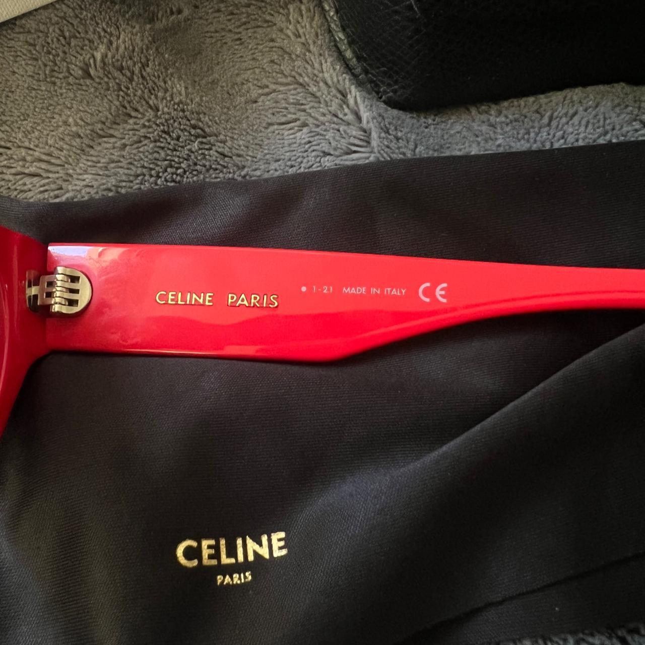 Brand New Celine Sunglasses Red Sunglasses Celine Depop