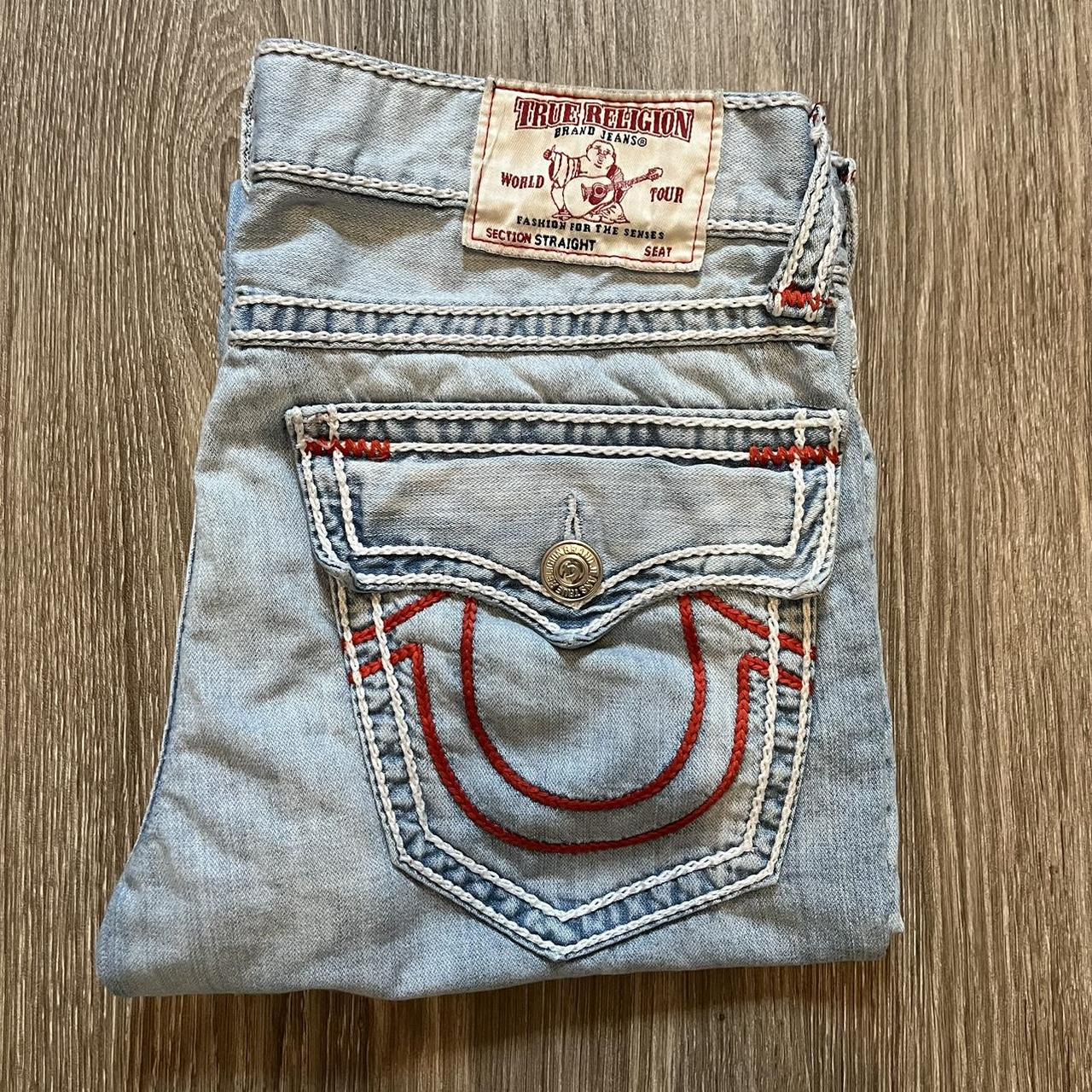 True religion jeans rope stitch -tag size is 34 but... - Depop