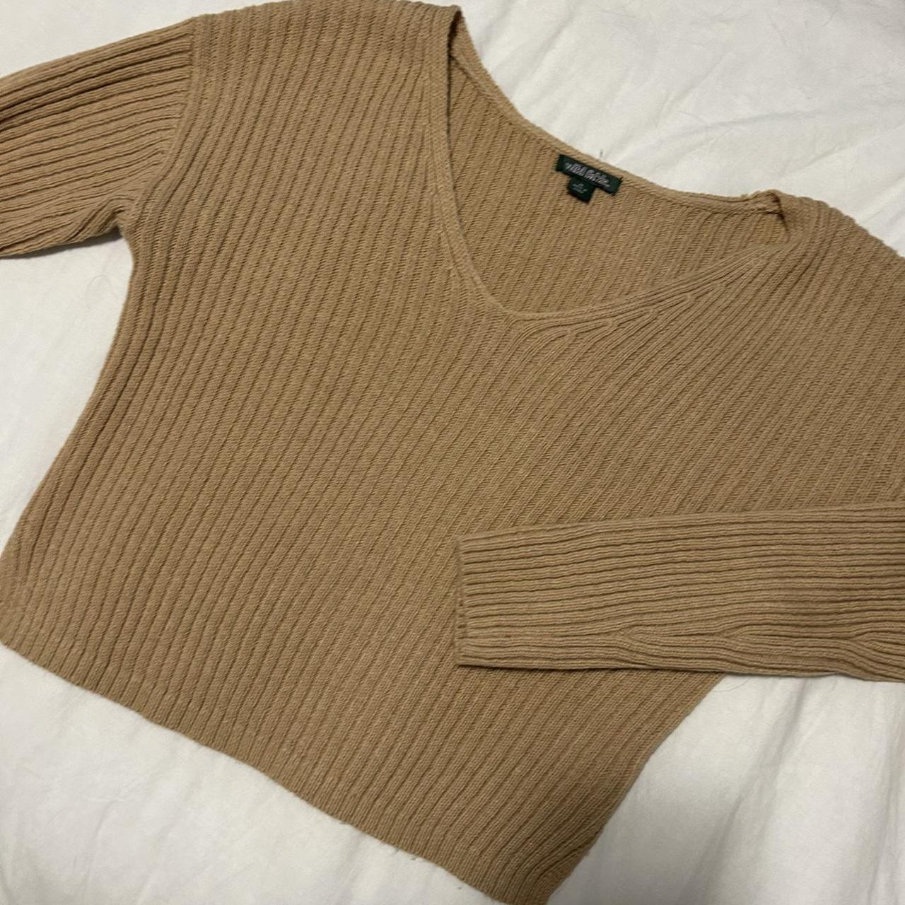 wild fable cropped long sleeve sweater only worn a... - Depop
