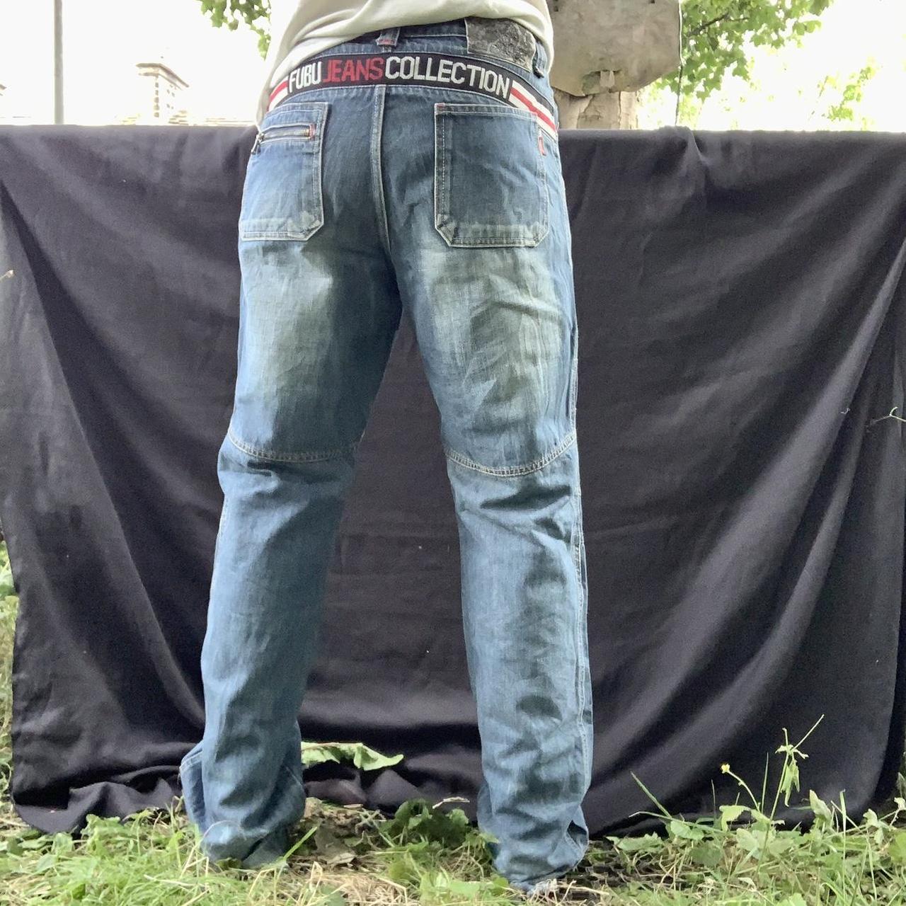 FUBU COLLECTION SLIM FIT JEANS Fubu jeans with... - Depop