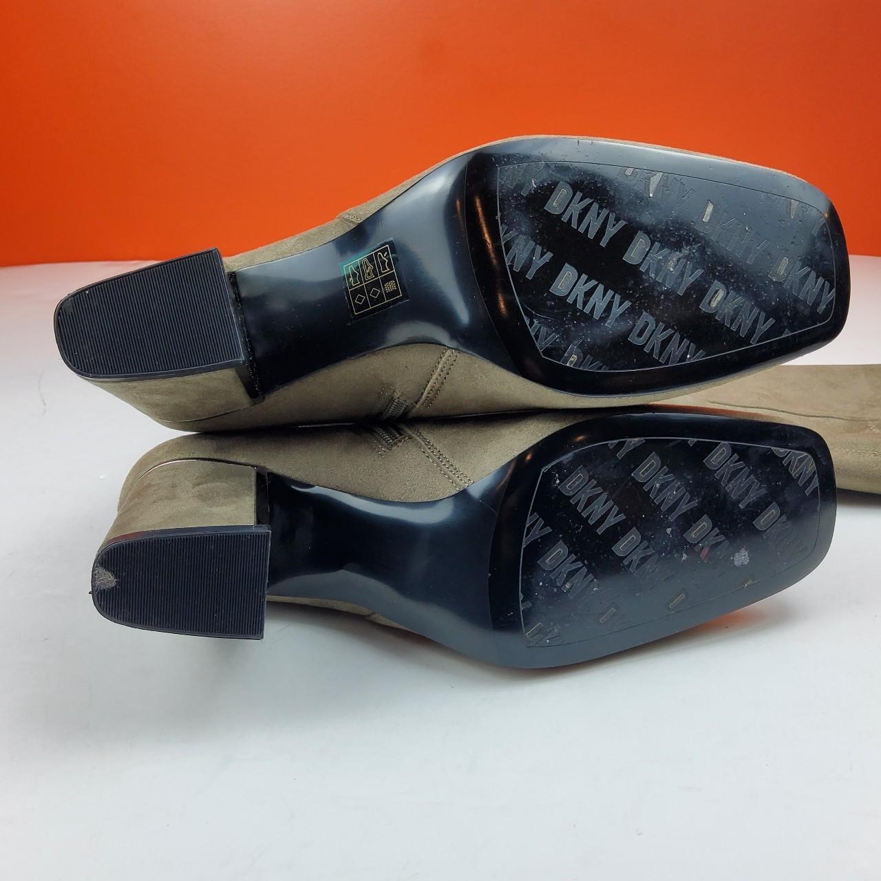 DKNY Women Over the Knee Squared Toe Block Heel... - Depop