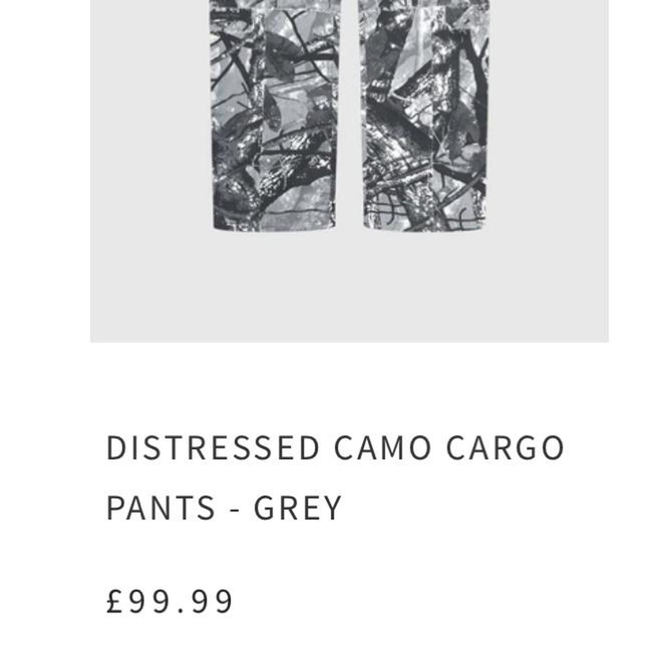 MANIERE DE VOIRE- brand new Distressed Camo Cargo... - Depop