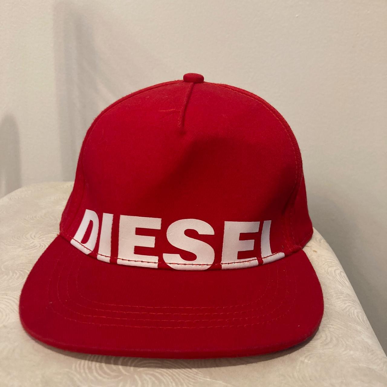 Diesel Men's Red Hat | Depop