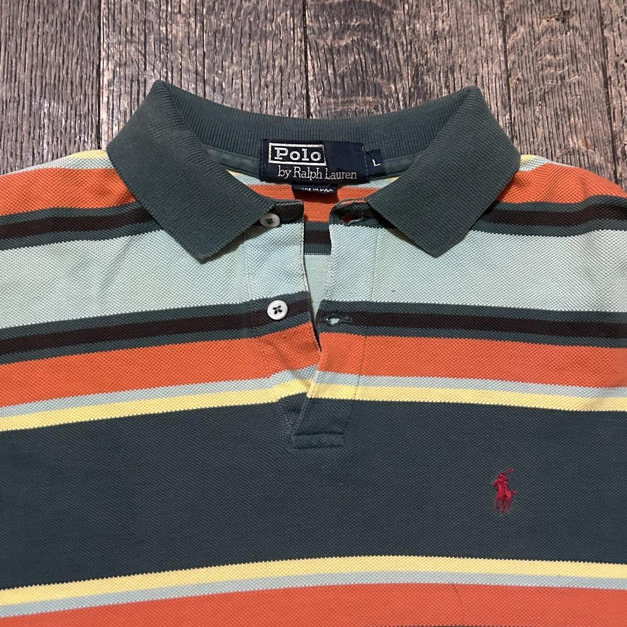 90s Made in USA polo shirt Size large #y2k #90s... - Depop