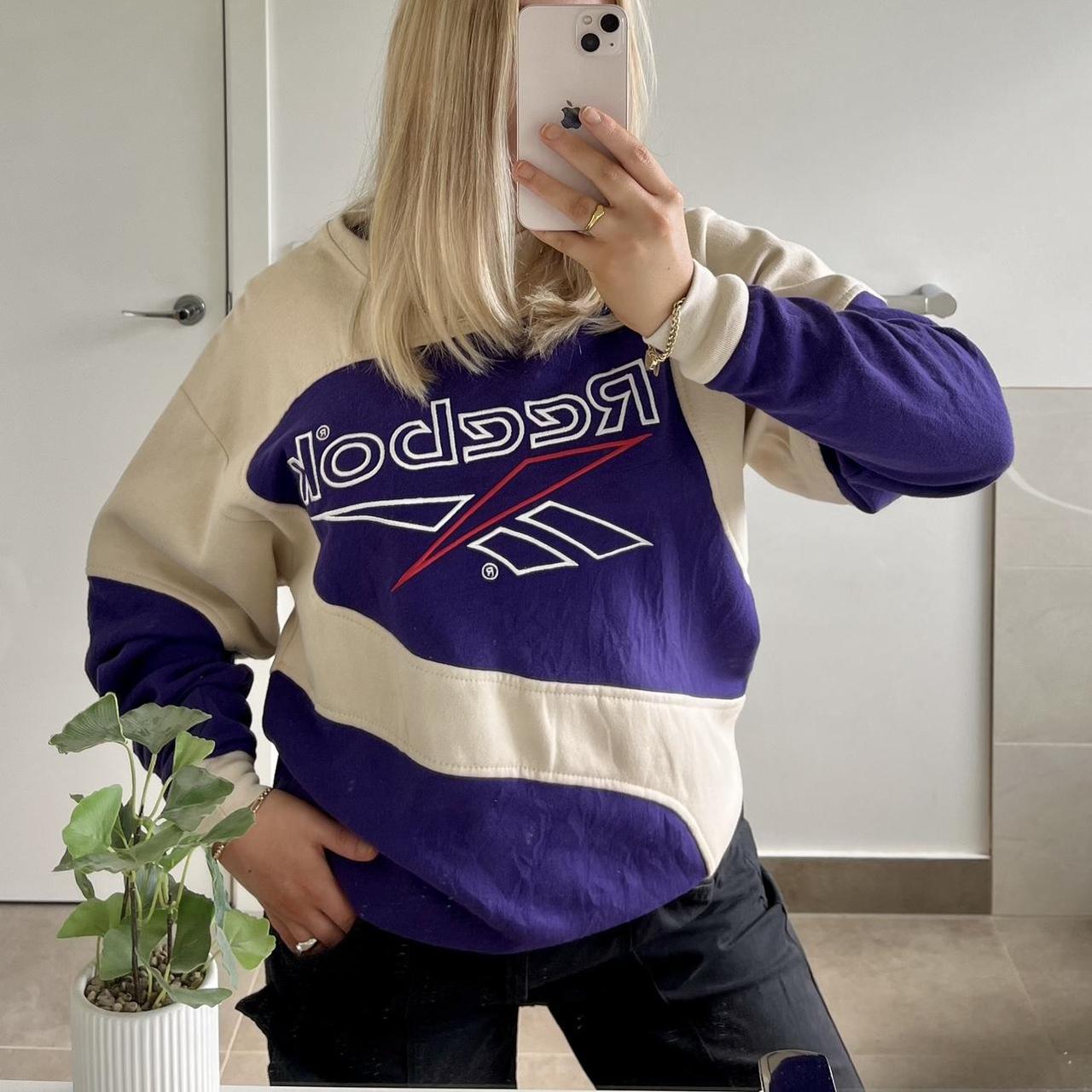 reworked vintage Reebok jumper Love it sooo much... - Depop