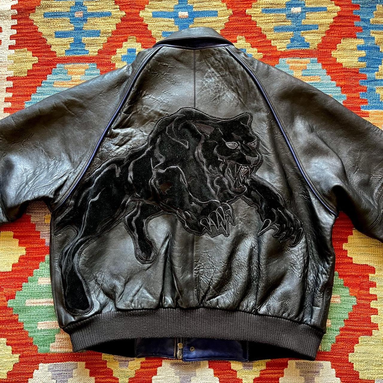 Pelle Pelle Panther Leather Jacket beauuutiful... - Depop