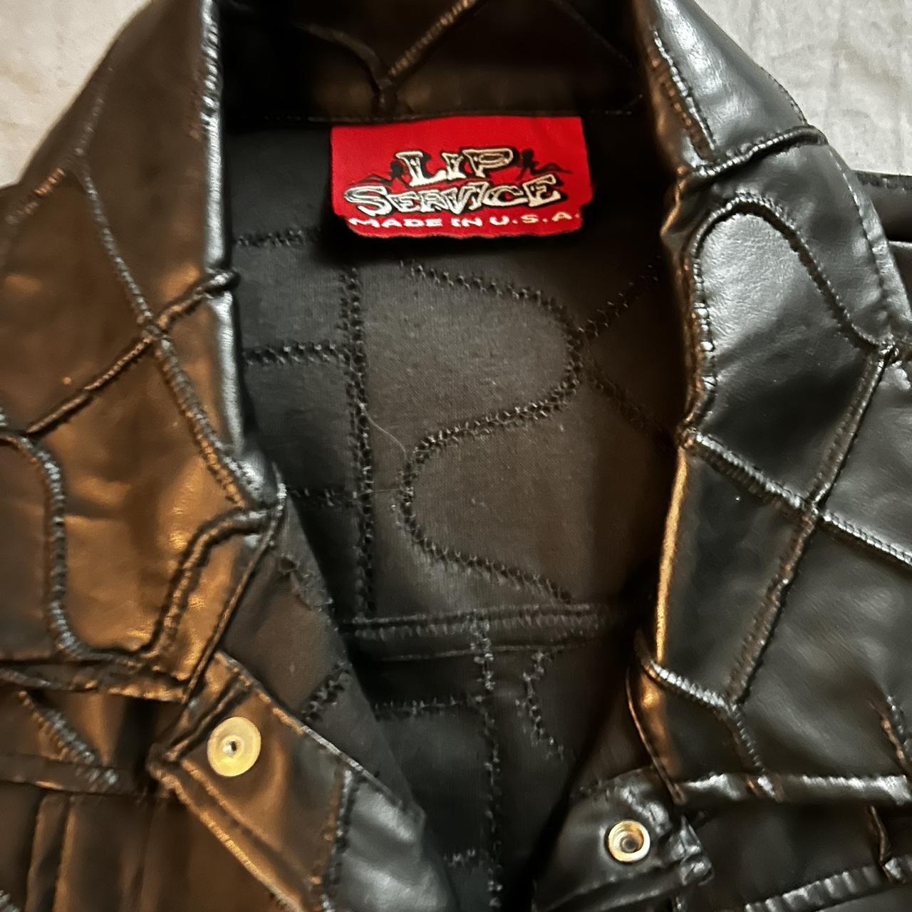 Vintage Lip Service SEX Jacket Fits long OBO - Depop