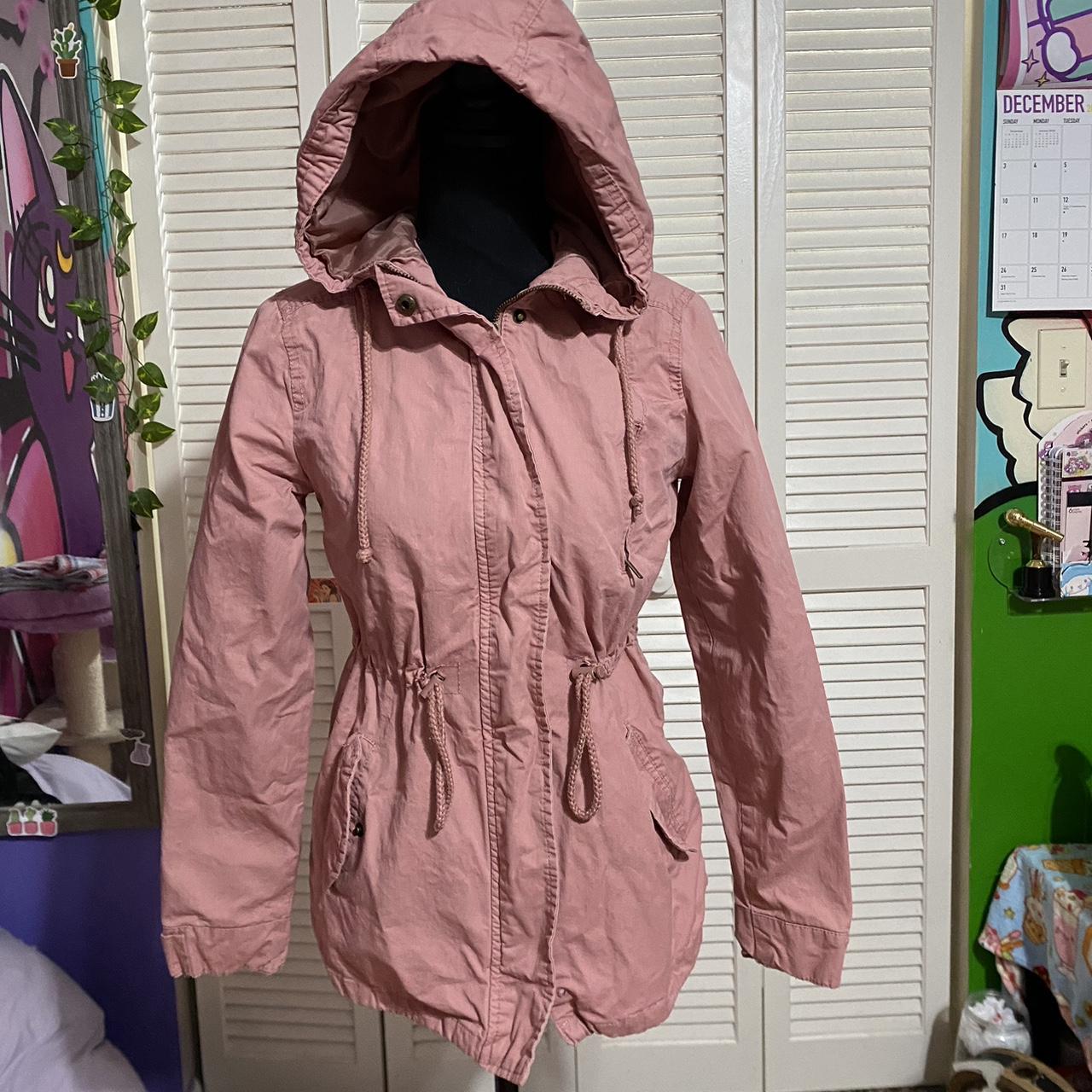 Rose pink jacket Size : small fits x-small as... - Depop