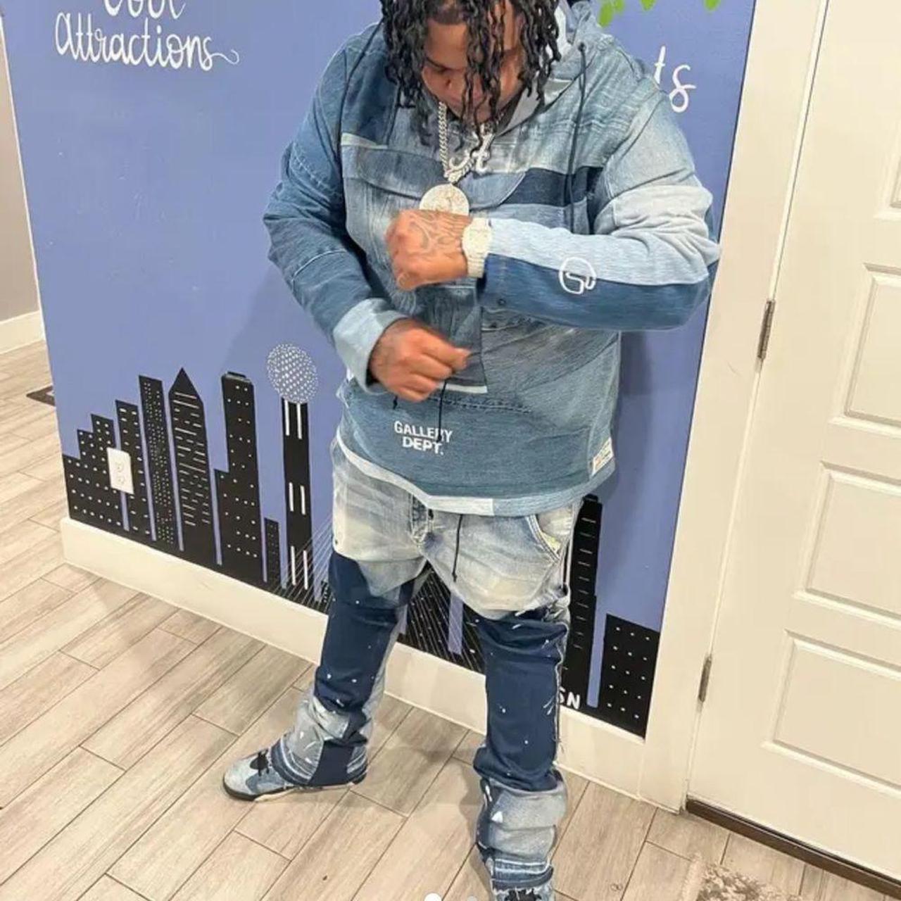 Valabasas size 34 stacked alpha jeans Flat waist... - Depop