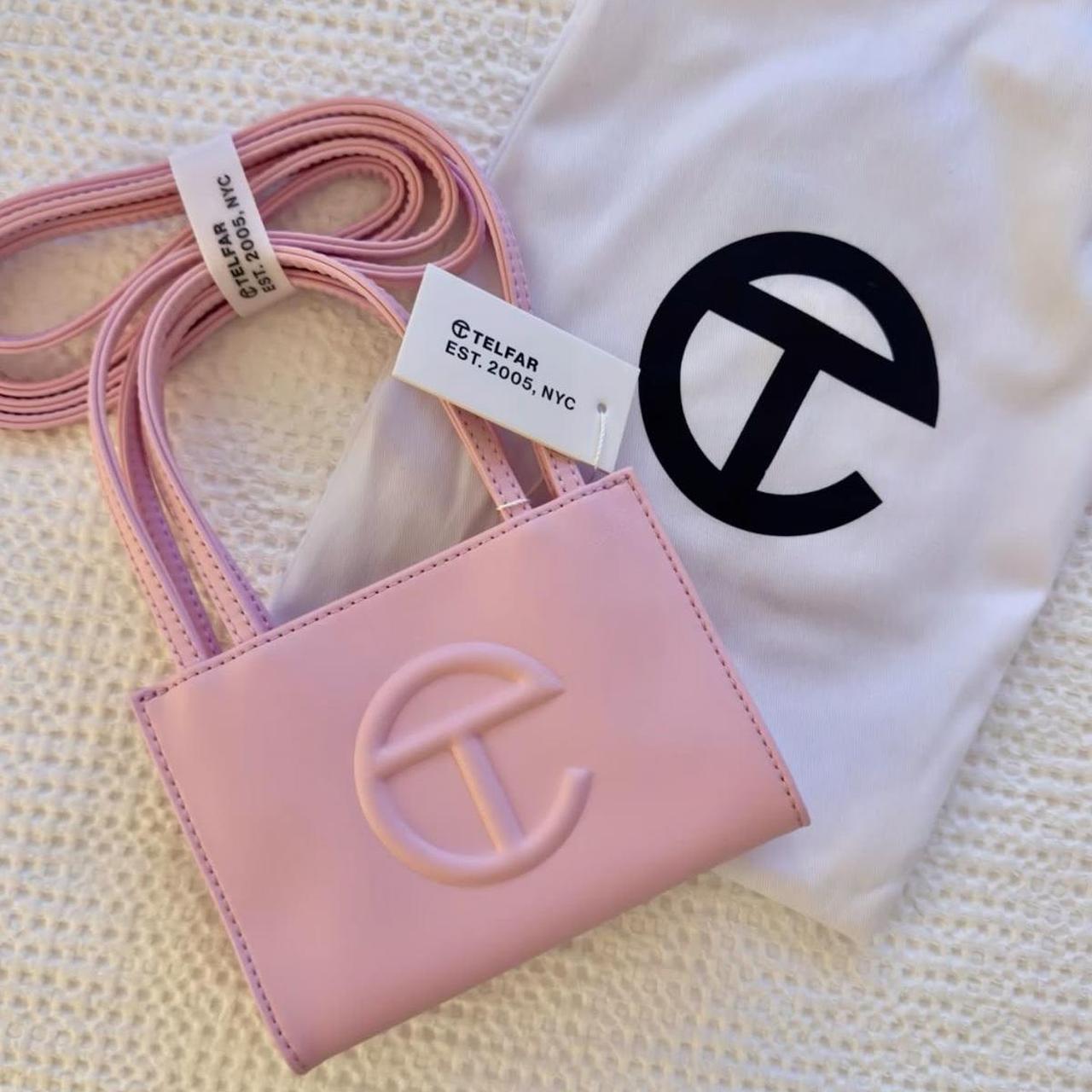 Telfar pink mini bag #Telfar #PinkBag | Depop