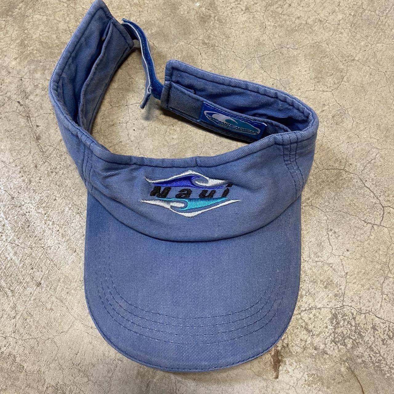 Super beautiful Maui visor On of a kind blue color... - Depop