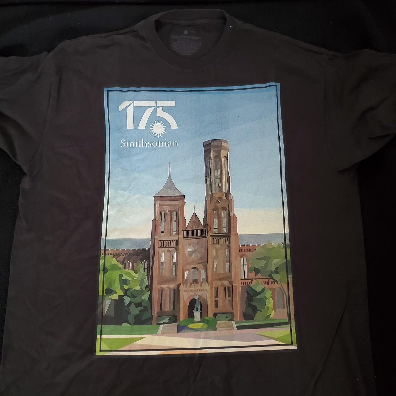 Smithsonian Art Shirt tagged a 2XL. Shirt is in... - Depop