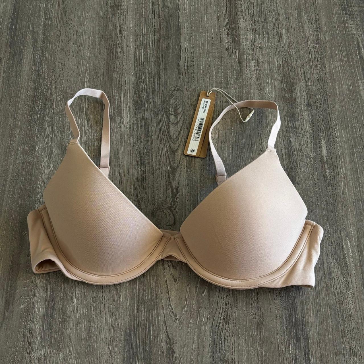 New Skims Fits Everybody Plunge Bra in Mica. Size 34B - Depop