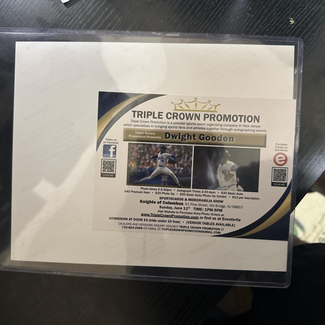 Dwight Gooden Auto picture | Depop