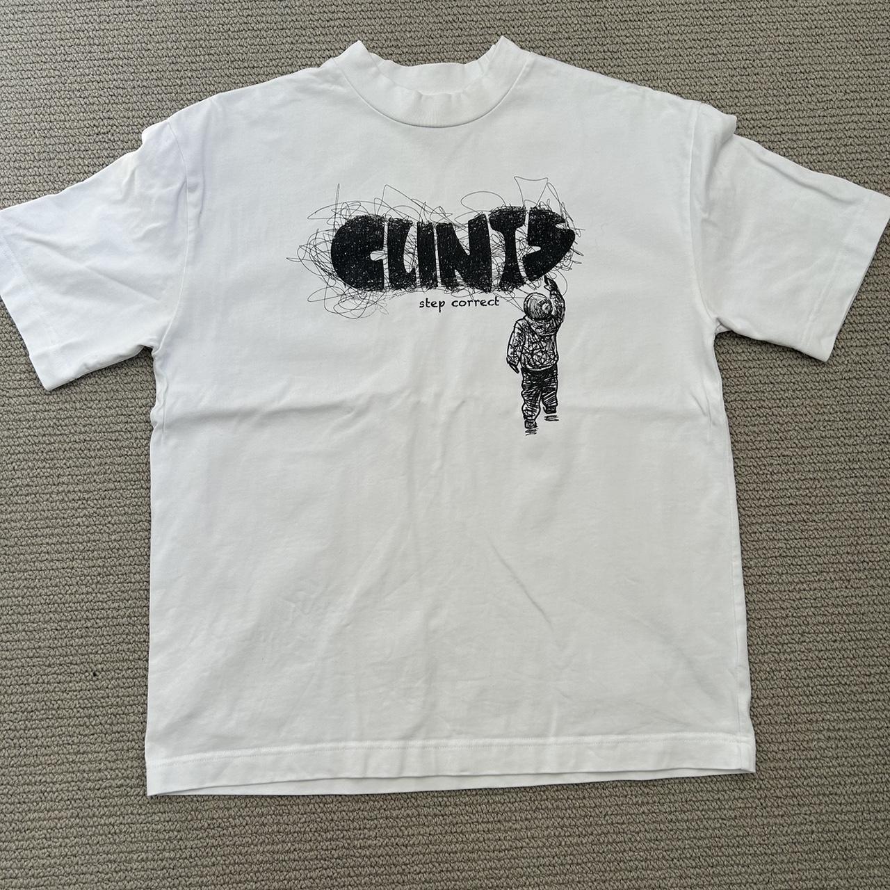 Clints Inc Sribble Tee Size M - Boxy Fit - Depop