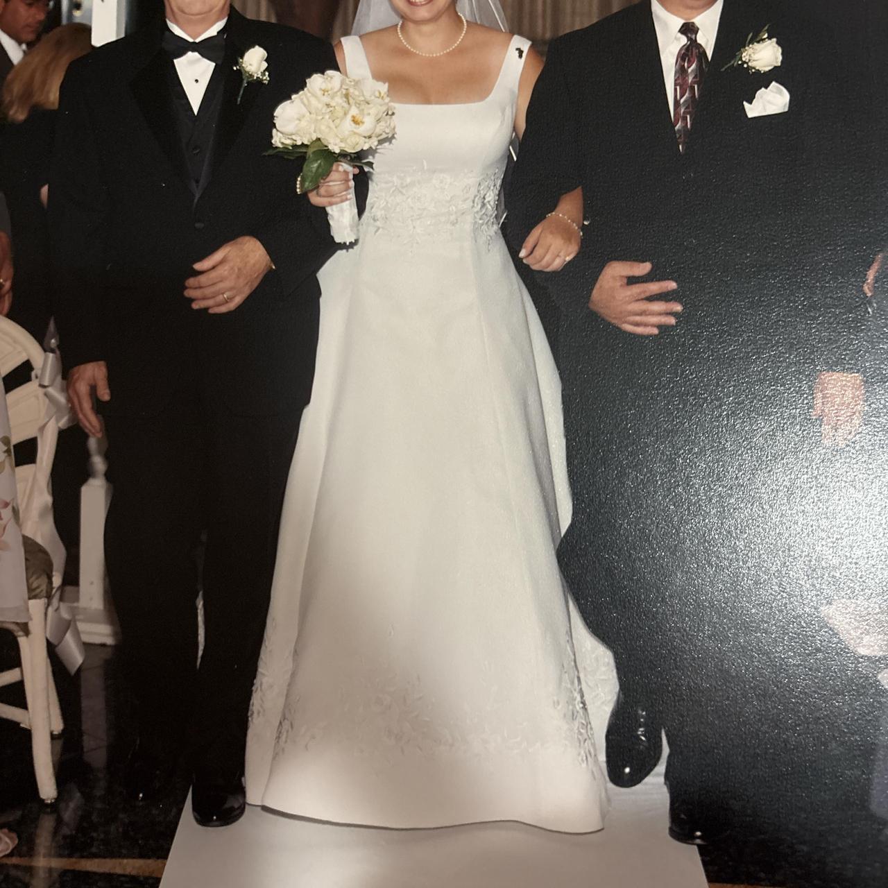 Demetrios vintage wedding dress size 16 Please see... | Depop