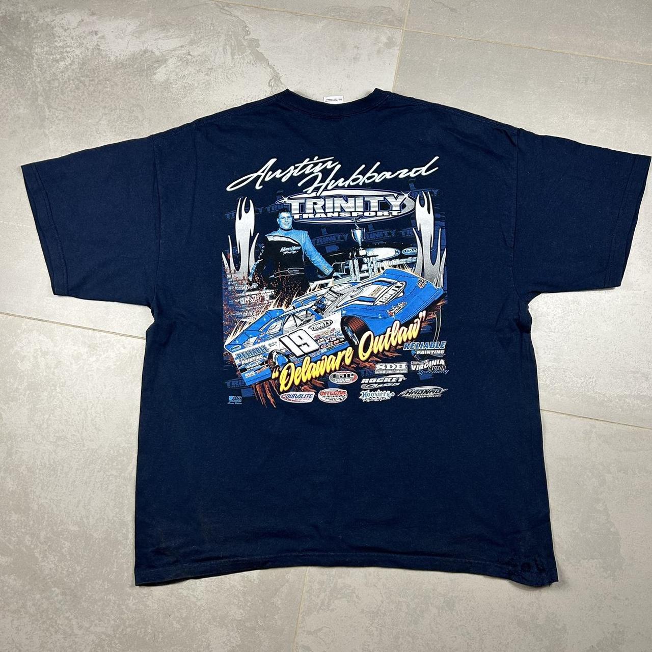 Vintage Austin Hubbard USA graphic racing nascar t... - Depop