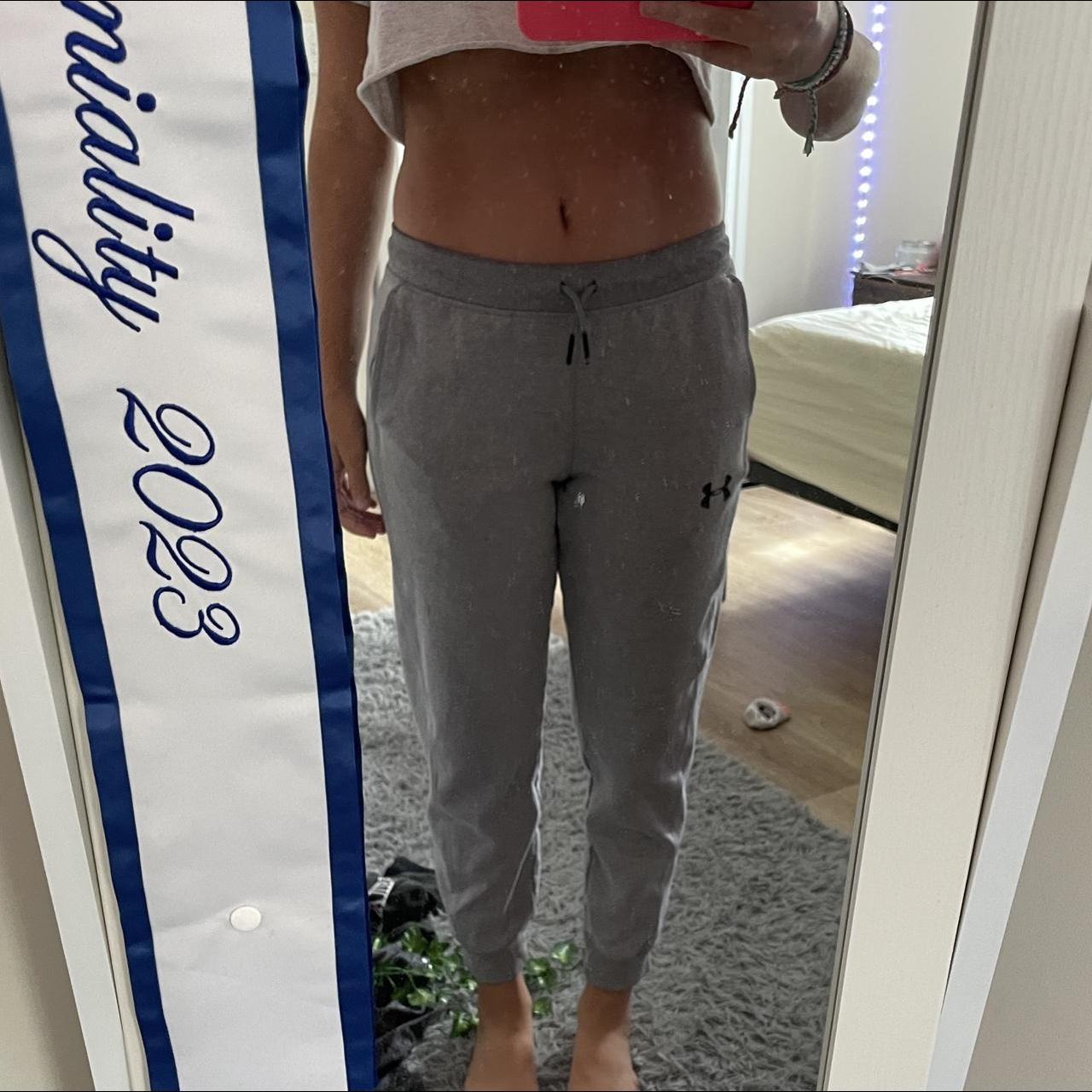 small under armor sweats only a small stain on them... - Depop