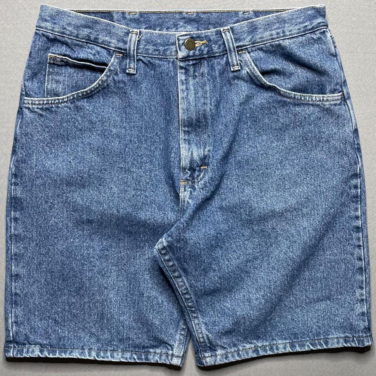 Vintage 90's Wrangler Essential Dark Blue Denim Jean... - Depop