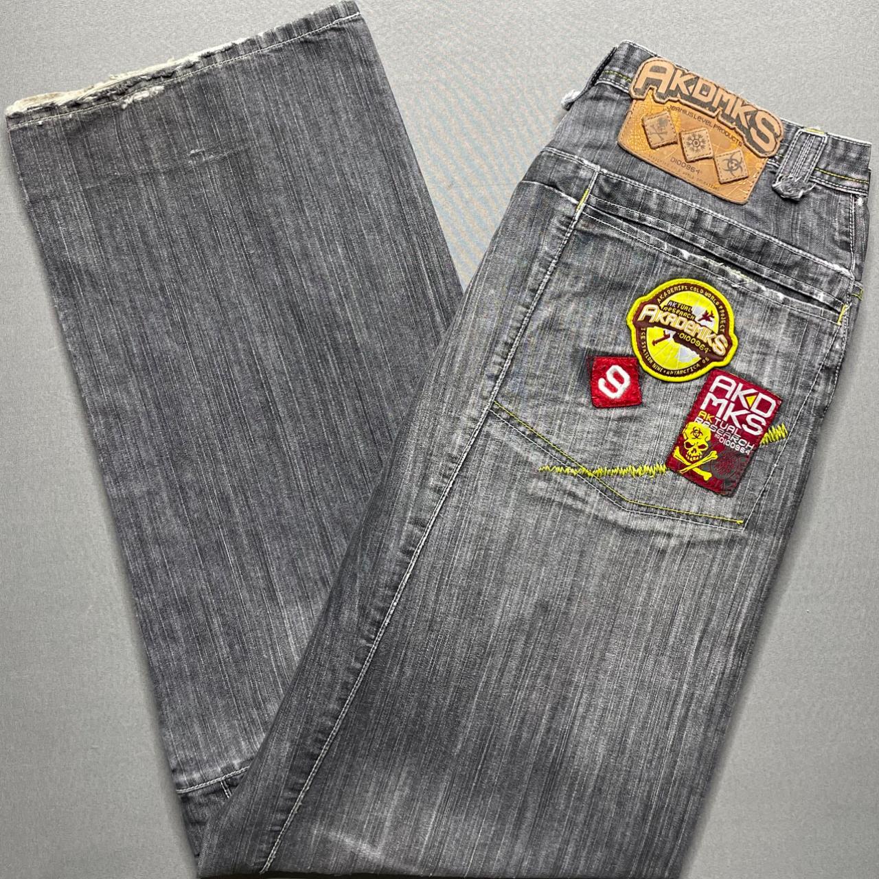 Vintage 2000's Akademiks Baggy Skater Y2K Sunfaded... - Depop